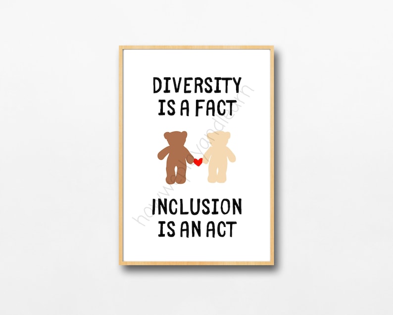 Diversity Poster Bundle | Equal Rights Printable Art | Inclusive ...