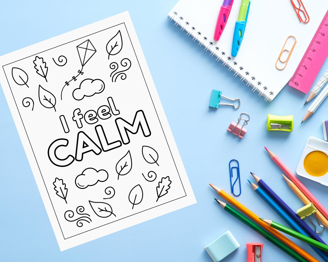 Positive Affirmation Colouring Pages | Mindfulness Colouring Sheets ...