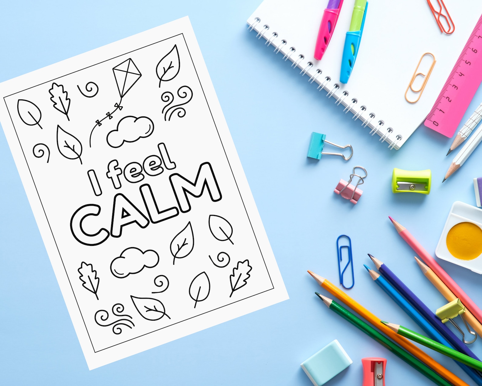 Positive Affirmation Colouring Pages | Mindfulness Colouring Sheets ...