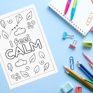 Positive Affirmation Colouring Pages | Mindfulness Colouring Sheets ...