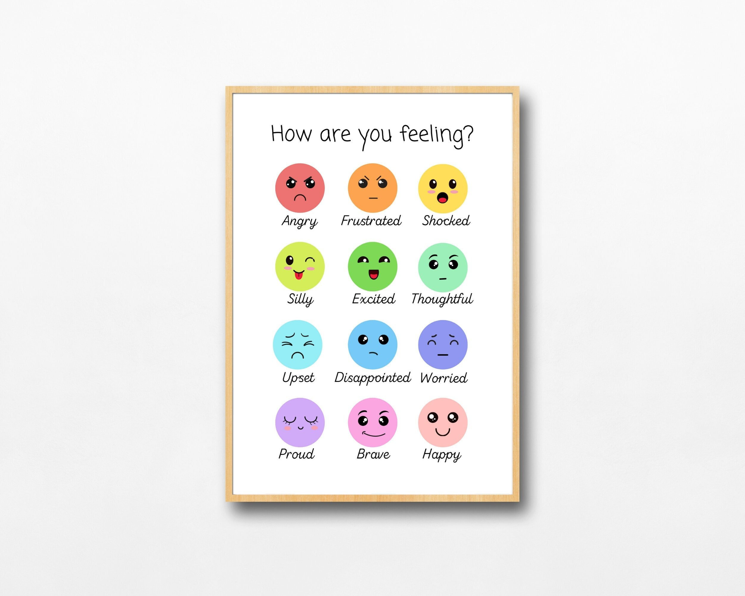 Colourful Emotions Poster SEN ASD Emotional Regulation Poster Printable ...