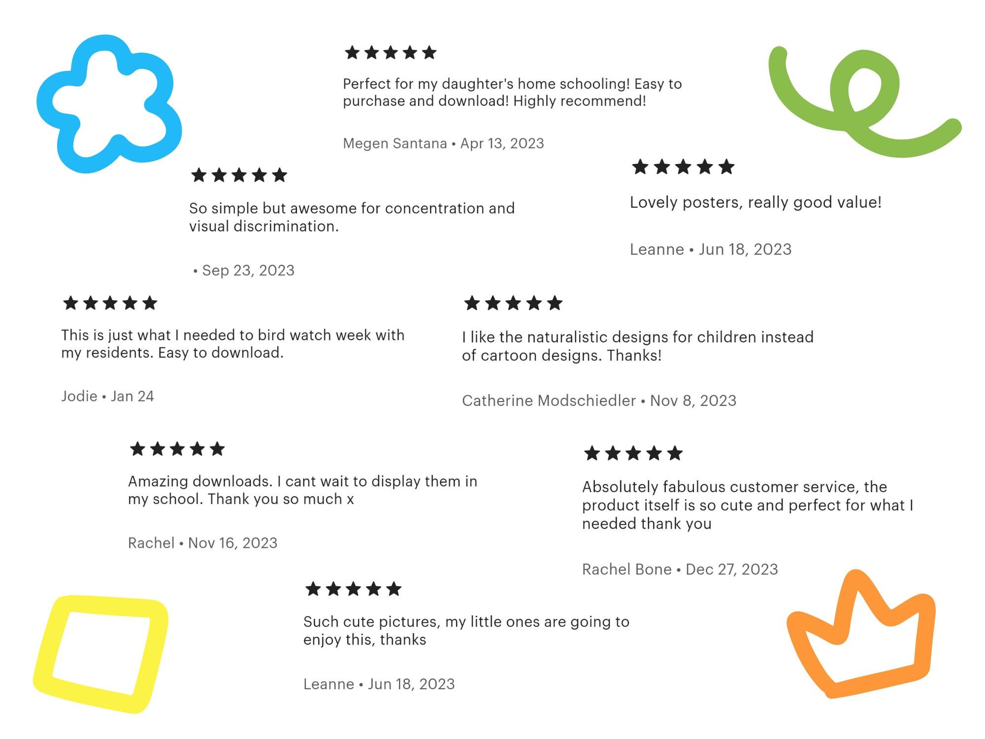 Nature Shape Posters | Montessori Shape Photo Cards | Early Years ...