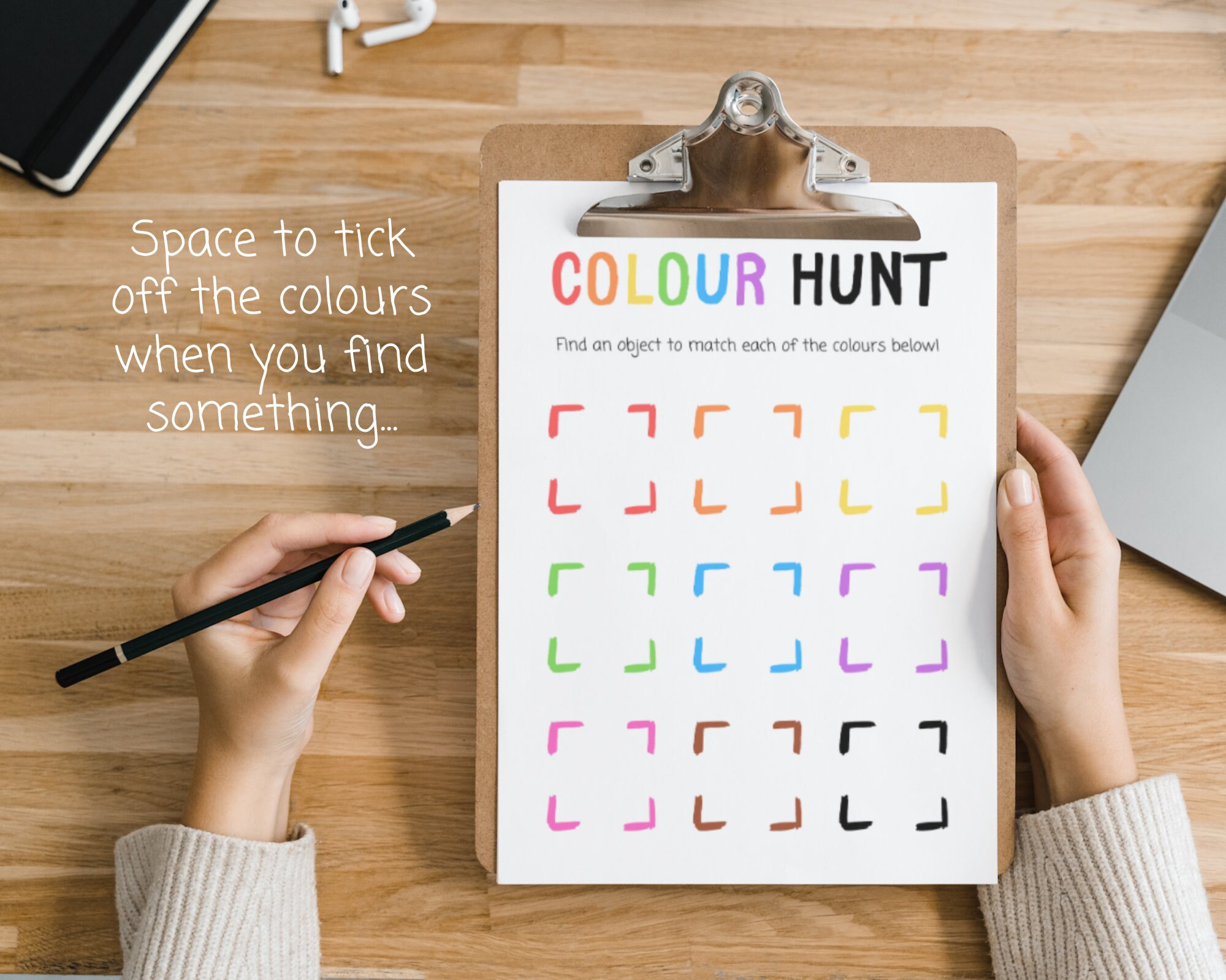 Colour Hunt | Kids Colour Scavenger Hunt | Colour I-spy Printable - Etsy