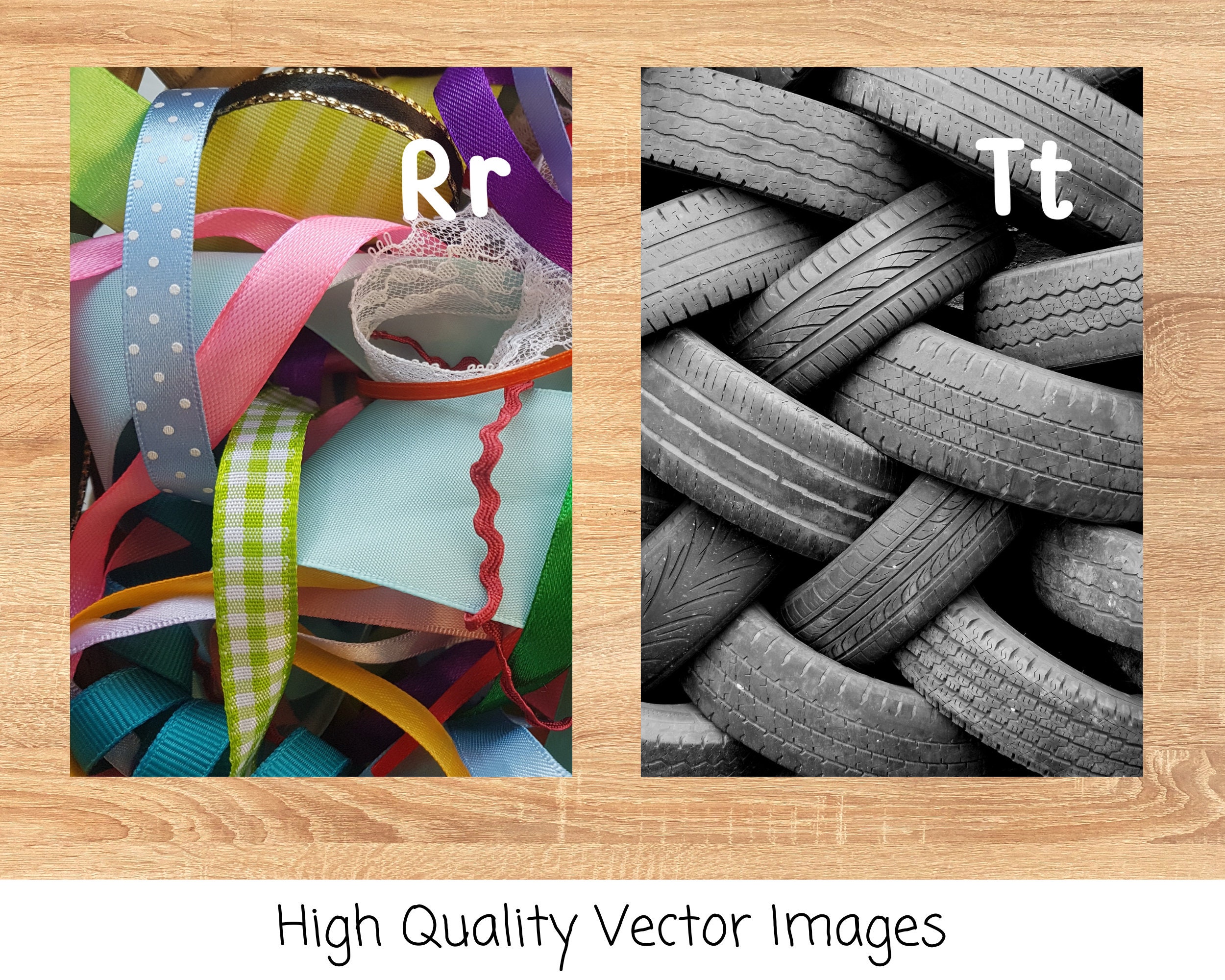 Loose Parts Alphabet Posters: Photo Posters for Montessori or Reggio ...