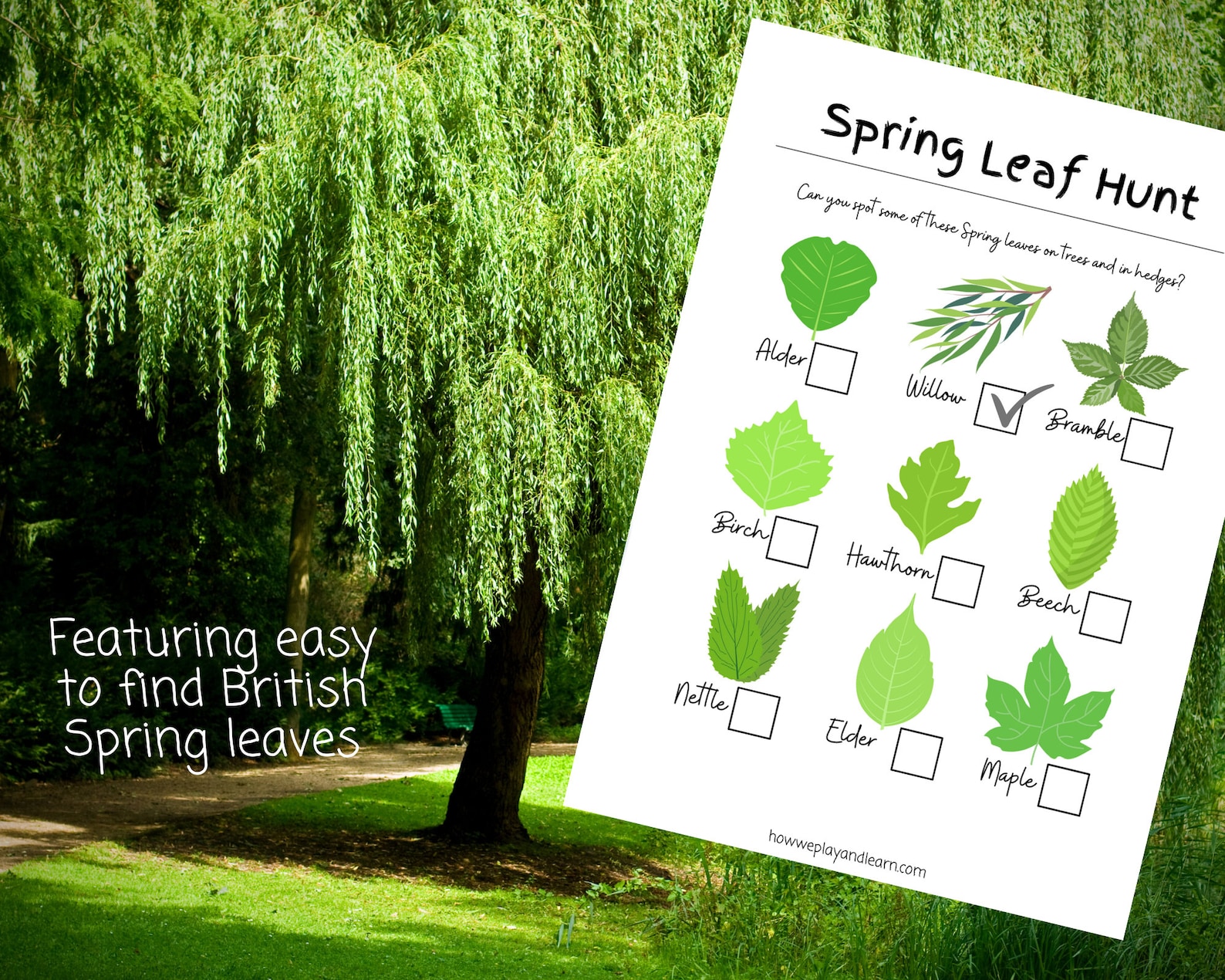 Spring Leaf Hunt | Printable Spring Forest School Scavenger Hunt ...