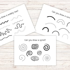 Montessori Pattern Drawing Prompts | Fine Motor Skills Handwriting ...