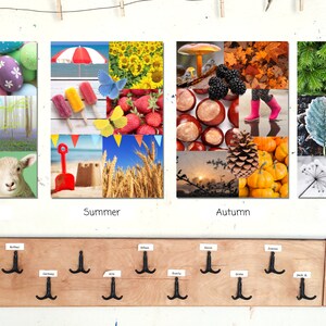 Seasons Photo Collage Posters | Printable Posters of Spring, Summer ...