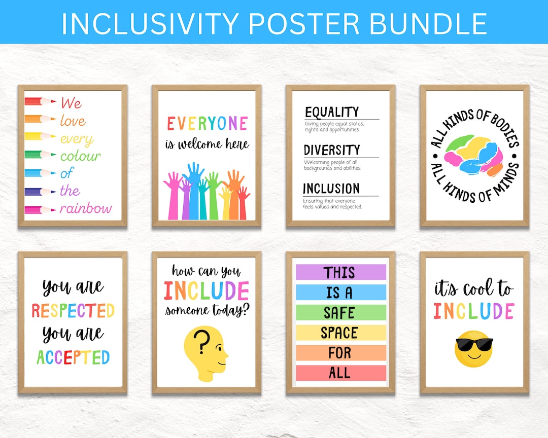 Inclusion Poster Bundle | SEN Autism Spectrum Posters | Celebrate ...
