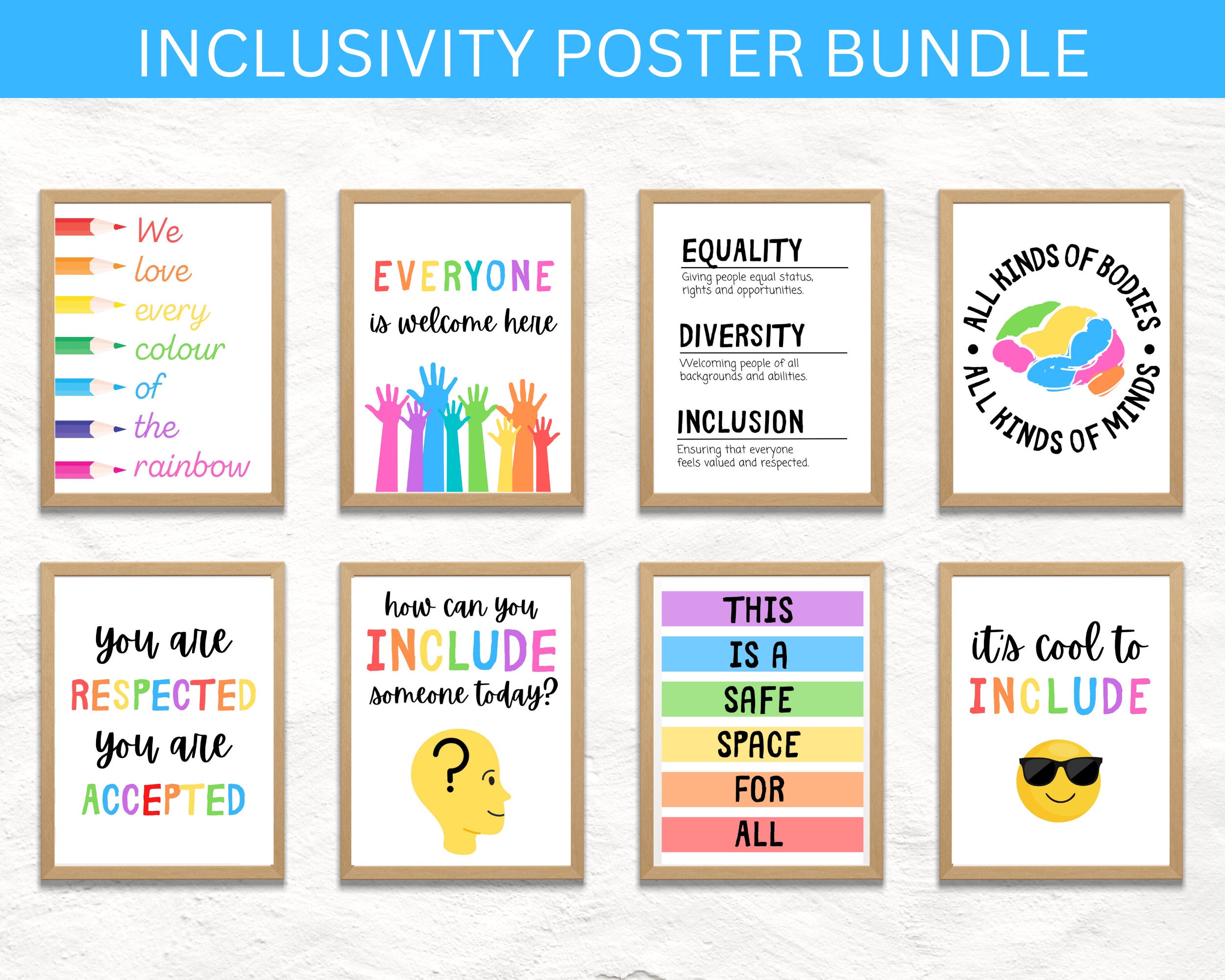 Inclusion Poster Bundle SEN Autism Spectrum Posters - Etsy