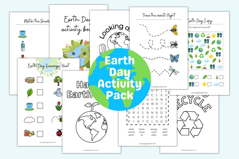 Earth Day Activity Book | Earth Topic Recycling Colouring Pages and ...