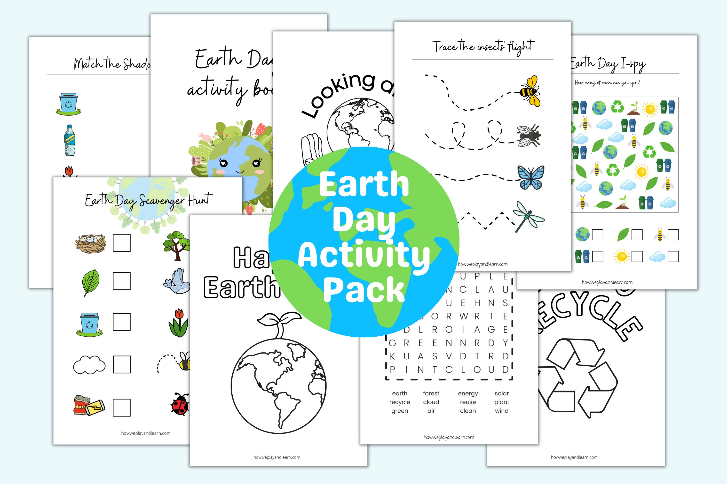 Earth Day Activity Book | Earth Topic Recycling Colouring Pages and ...