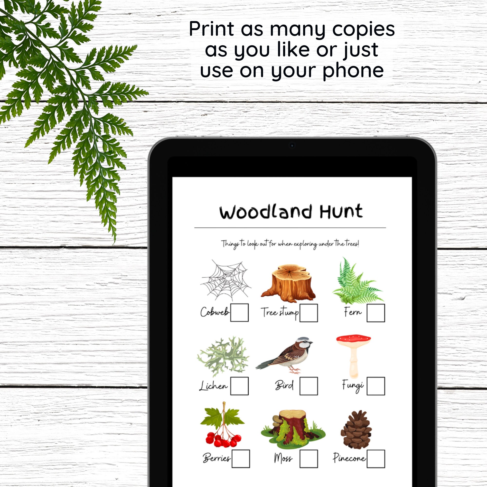 Woodland Nature Hunt | British Wildlife I Spy Game | Printable Woodland ...