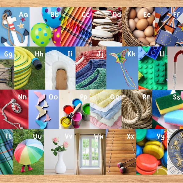 Reggio Alphabet - Etsy