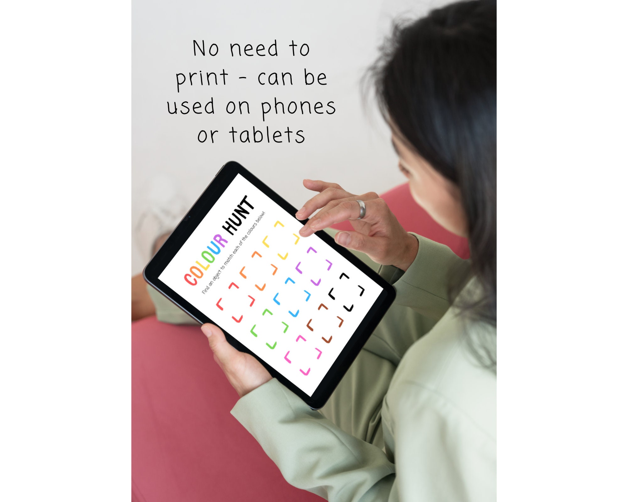 Colour Hunt Kids Colour Scavenger Hunt Colour I-spy Printable - Etsy