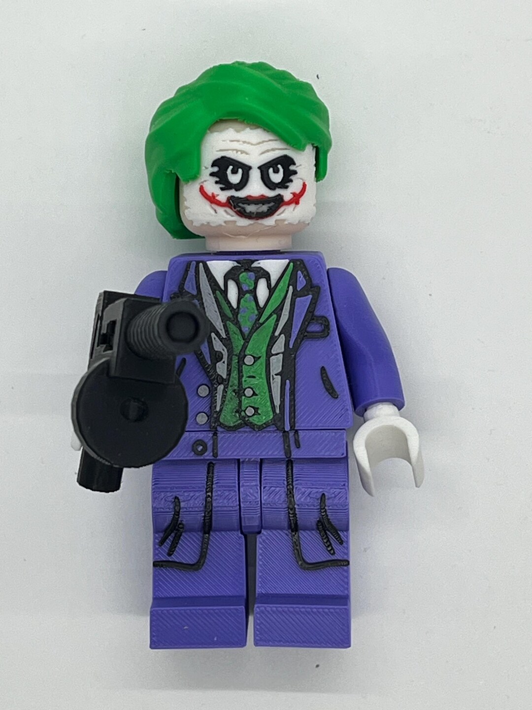 The Joker - DC Comics - 3D Printed Block-art Figure. Four Inch Tall. - Etsy