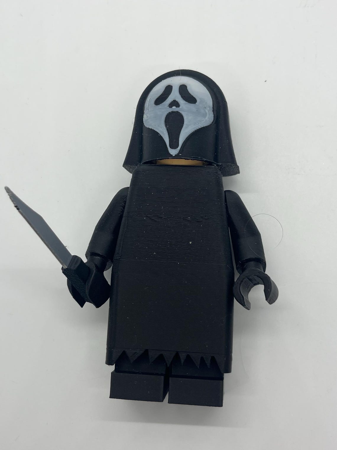 Scream Ghost Face. 3D Printed Block-art Figure, 4 Inches Tall. - Etsy