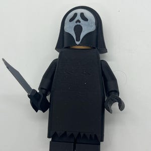 Scream Ghost Face. 3D Printed Block-art Figure, 4 Inches Tall. - Etsy