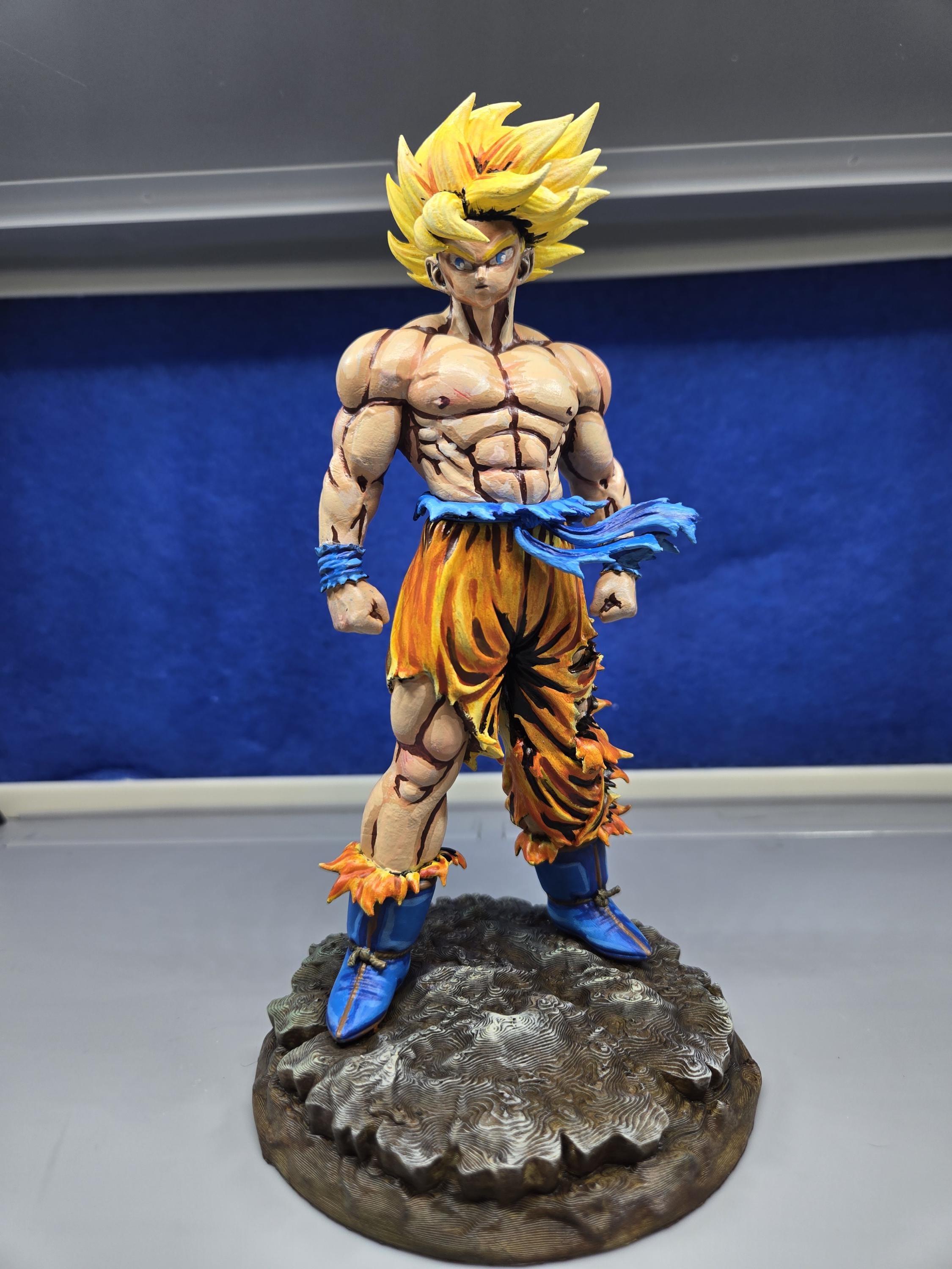 3d Printed Goku Hand Painted Dragon Ball Z - Etsy