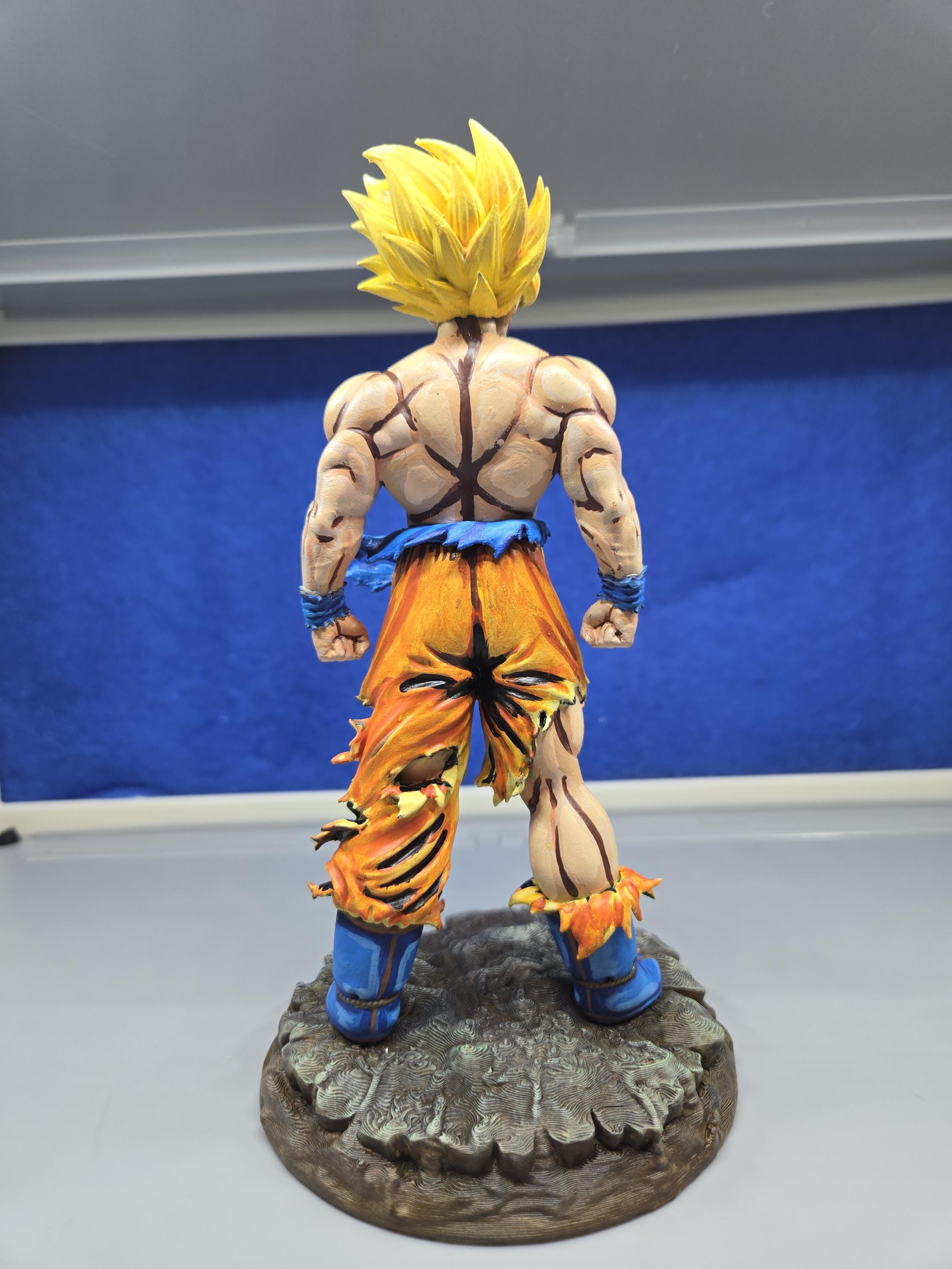3d Printed Goku Hand Painted Dragon Ball Z - Etsy