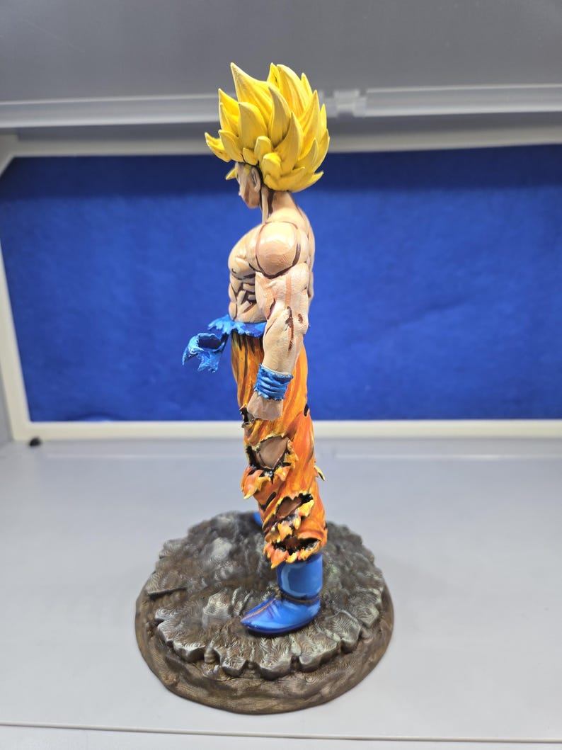 3d Printed Goku Hand Painted Dragon Ball Z - Etsy