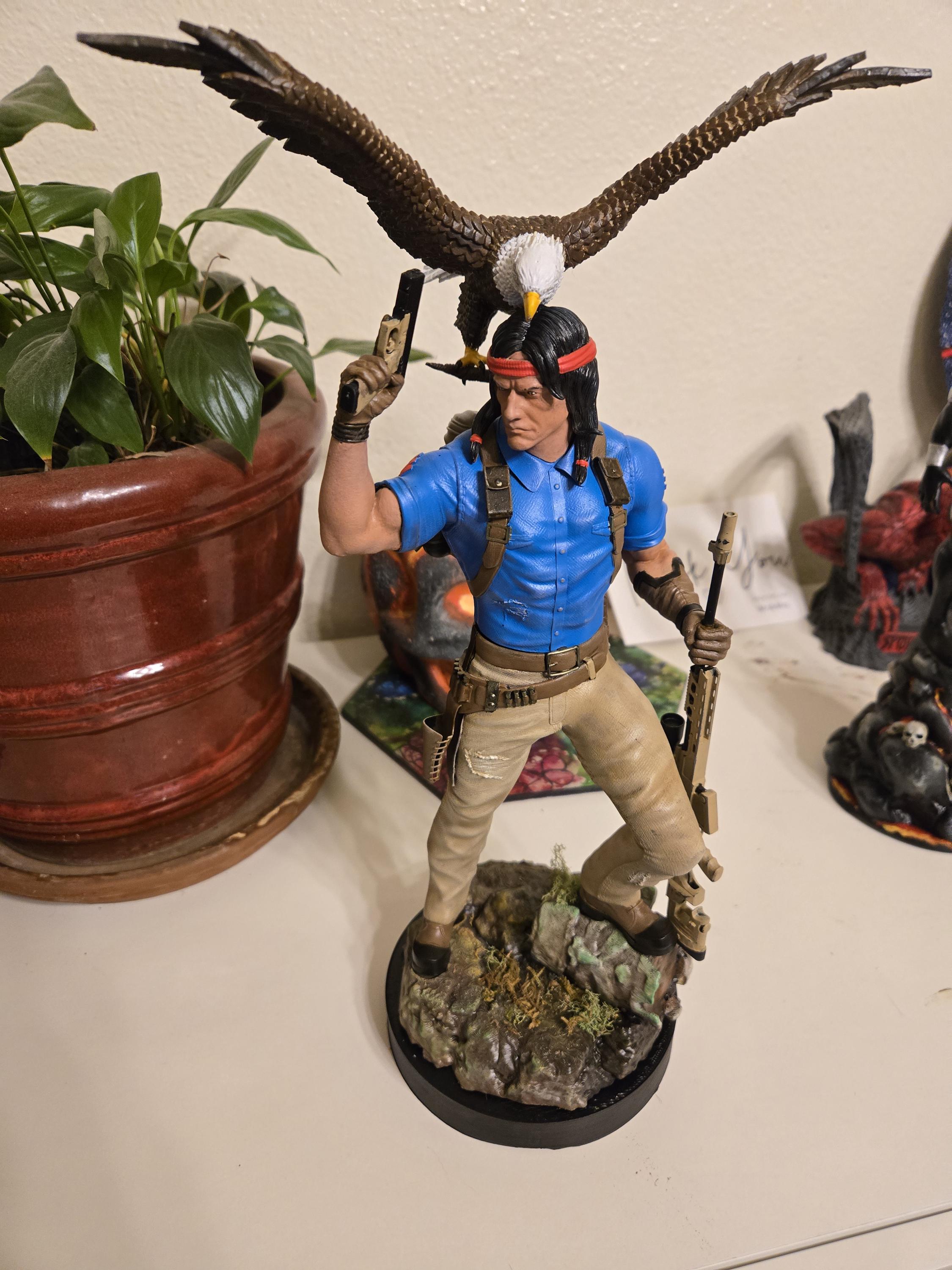 3d Printed Spirit & Freedom- Hand Painted Statue - GI Joe - Etsy