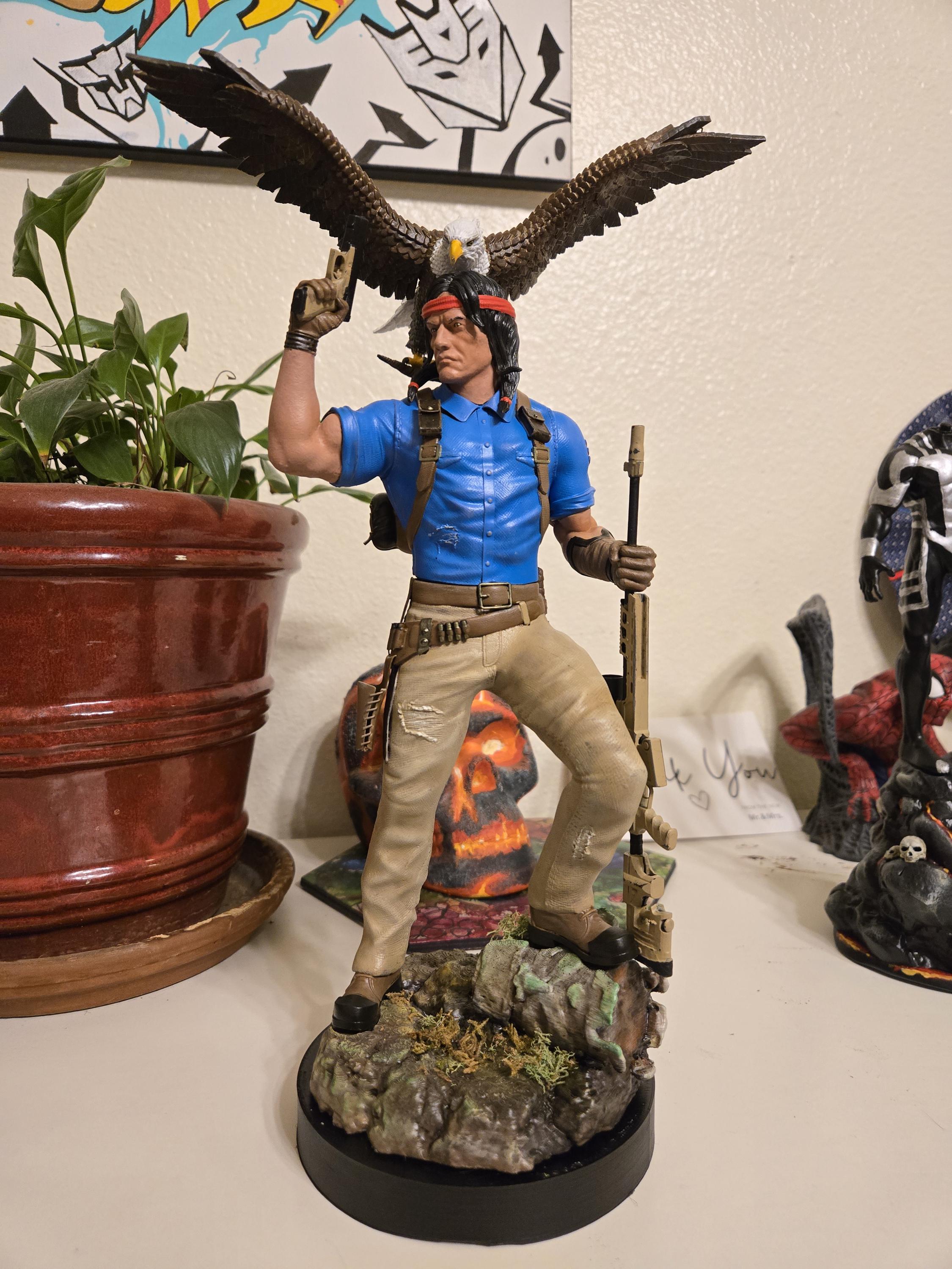3d Printed Spirit & Freedom- Hand Painted Statue - GI Joe - Etsy