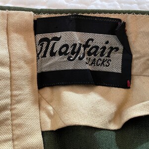 Men's 1960s Mod Green Vintage Mayfair Sport Pants, Slacks - Etsy