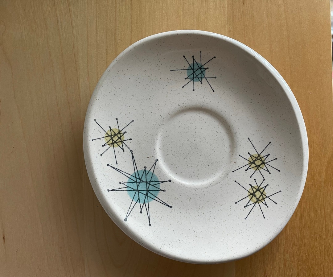 Set of Franciscan Starburst Coffee Cup Saucers, 50s, 60s Vintage - Etsy