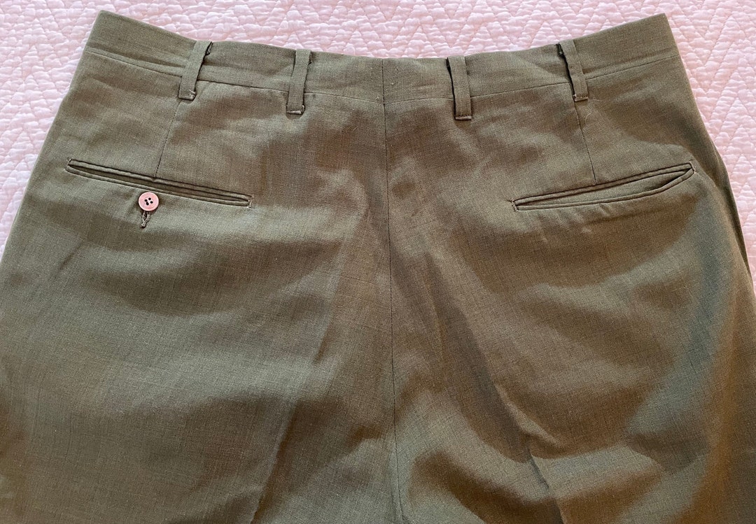 Men's 1960s Mod Green Vintage Mayfair Sport Pants, Slacks - Etsy