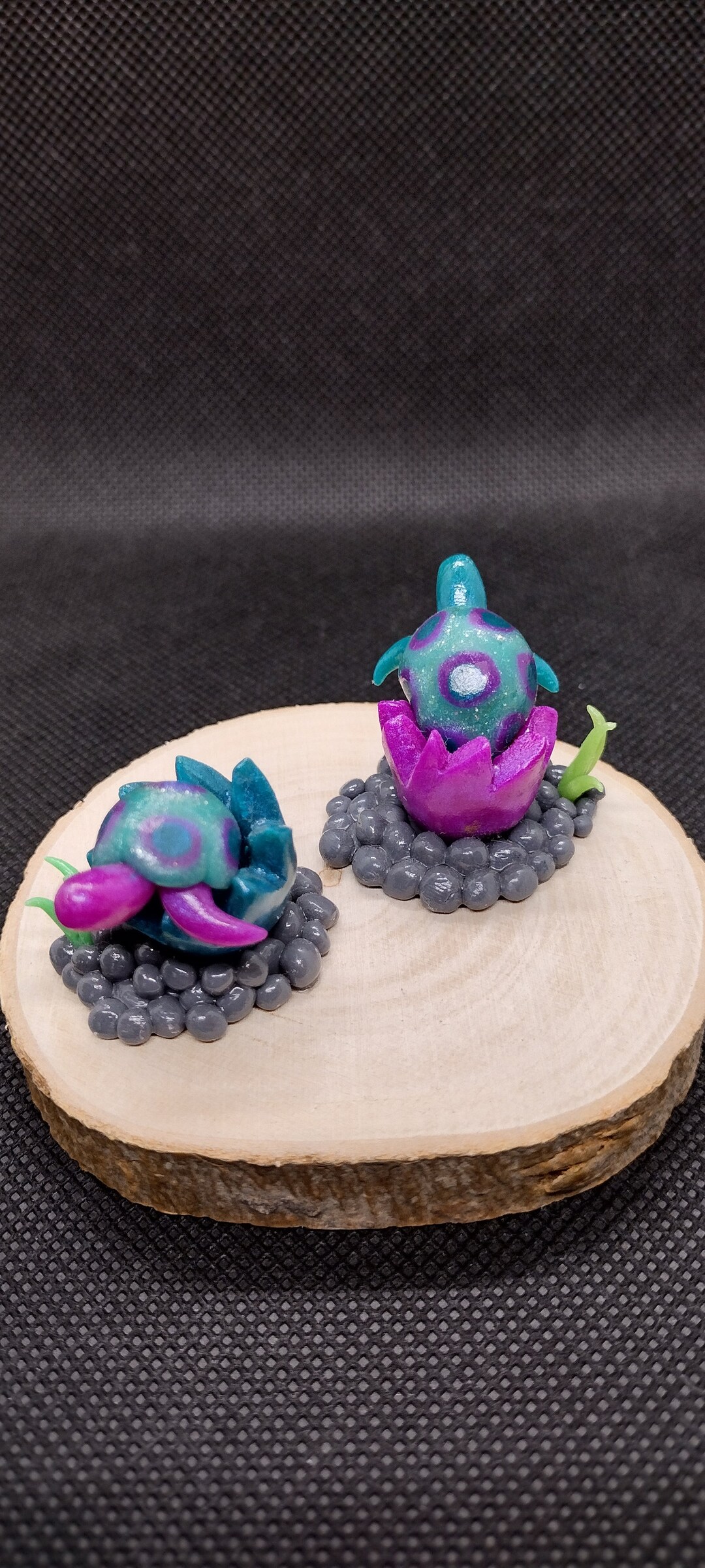 Two Mini Turtles in Shells Mini Turtles Easter Basket Gift Easter Gift ...