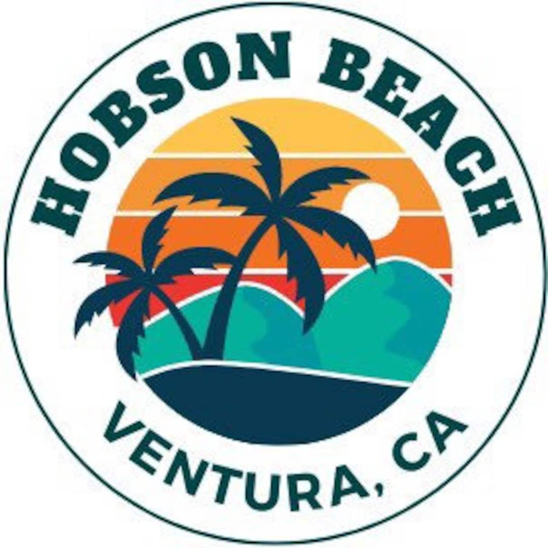 Hobson Beach Window Decal - Etsy