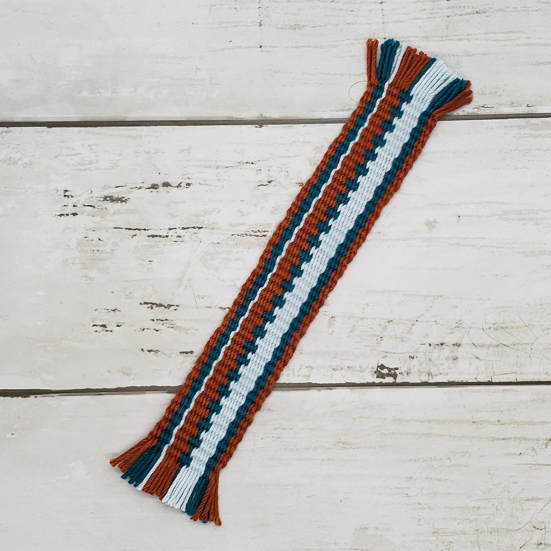 Handwoven Bookmark, Gift Ideas, Inkle Woven - Etsy
