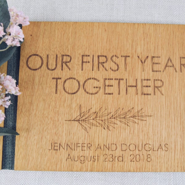 First Year Together Photo Book - Etsy