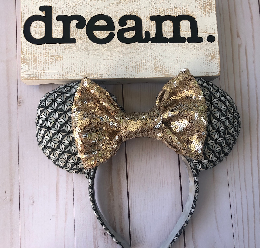 Spaceship Earth Mouse Ears, Epcot Inspired Mouse Ears - Etsy