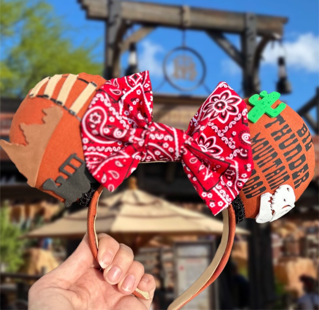 Big Thunder Mountain Railroad Mouse Ears, Frontierland Ears - Etsy