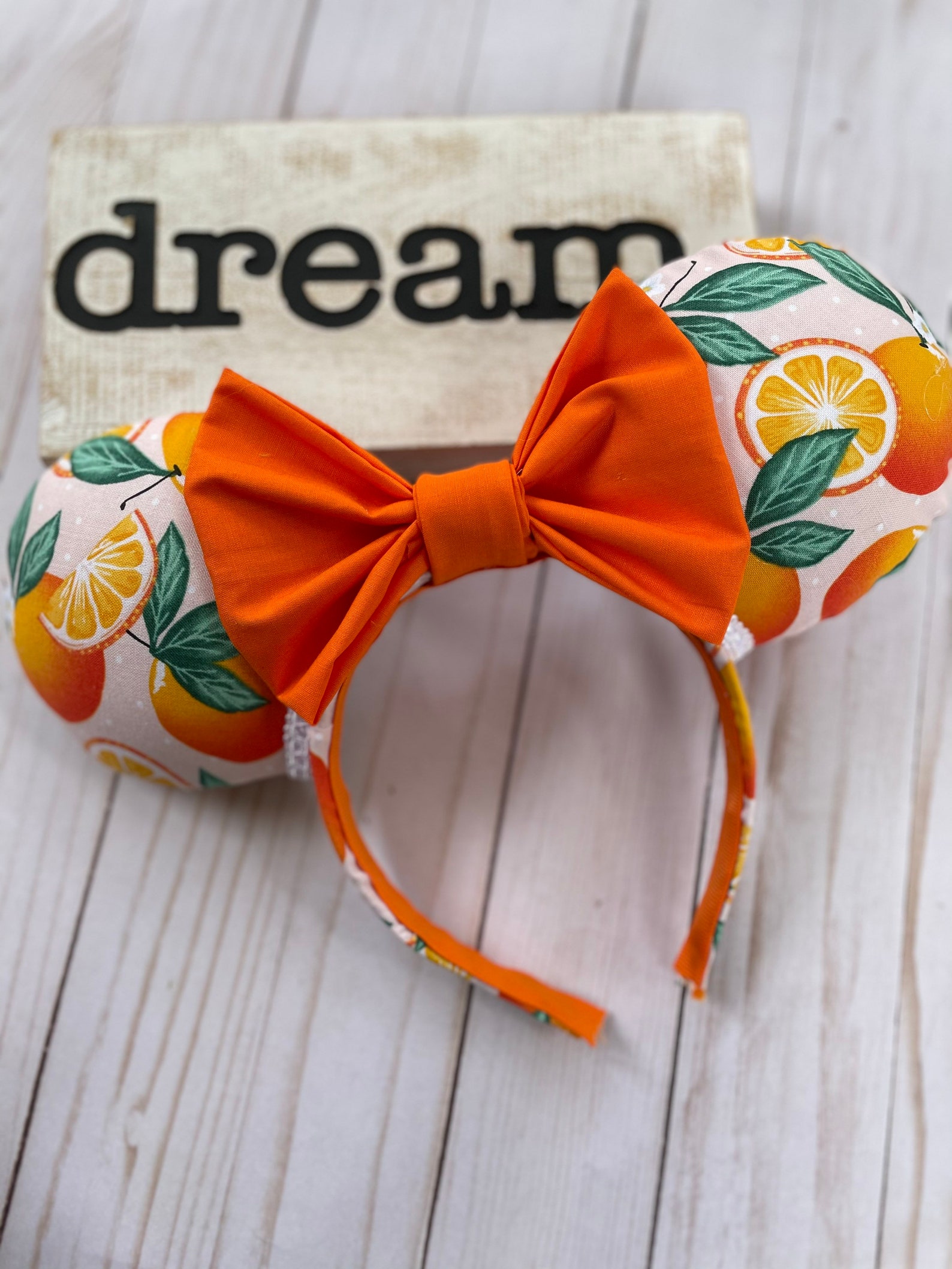 Adventureland Mouse Ears Orange Mouse Ears Orange Headband - Etsy