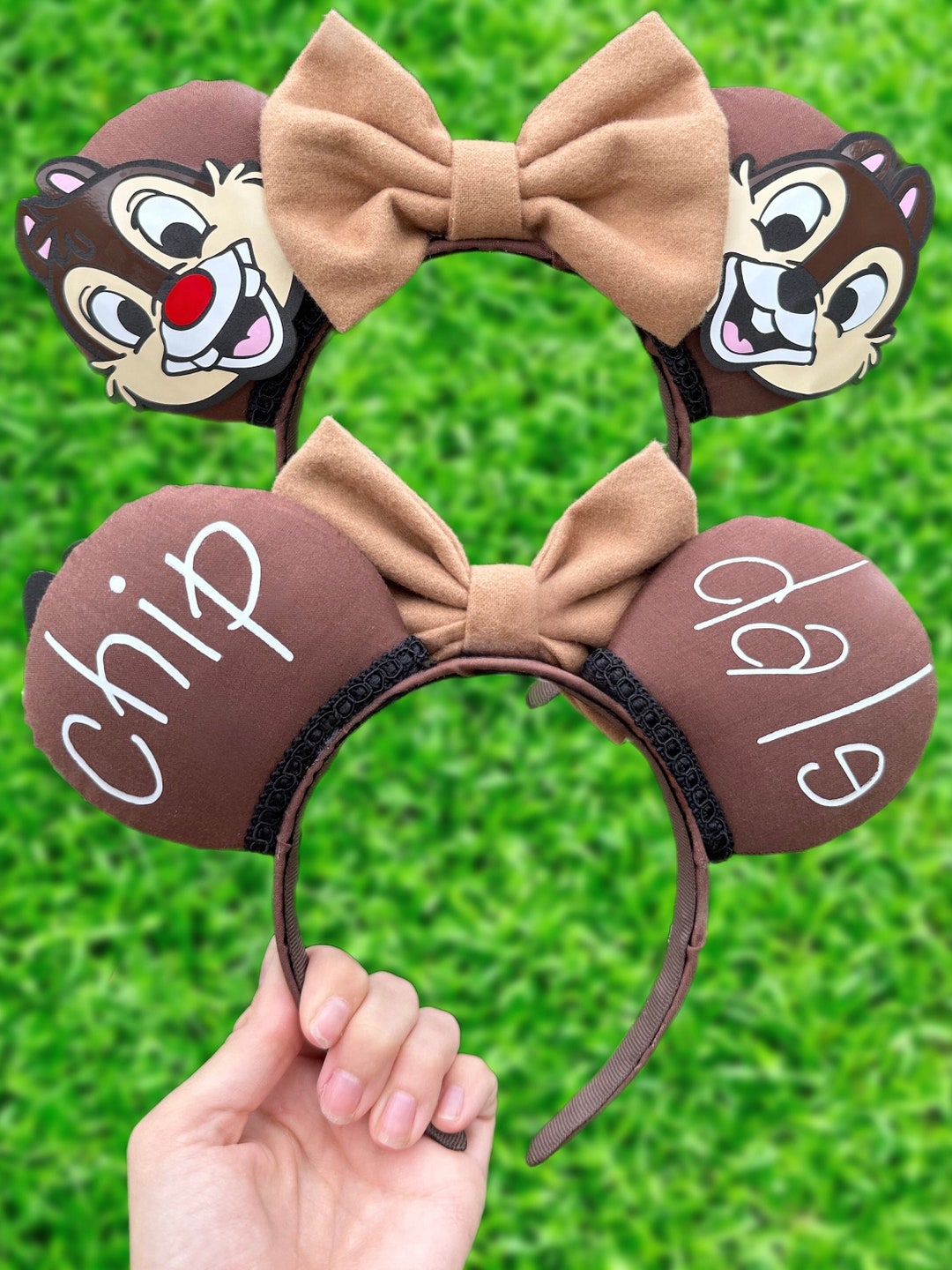 Chip & Dale Mouse Ears, Chipmunk Headband - Etsy