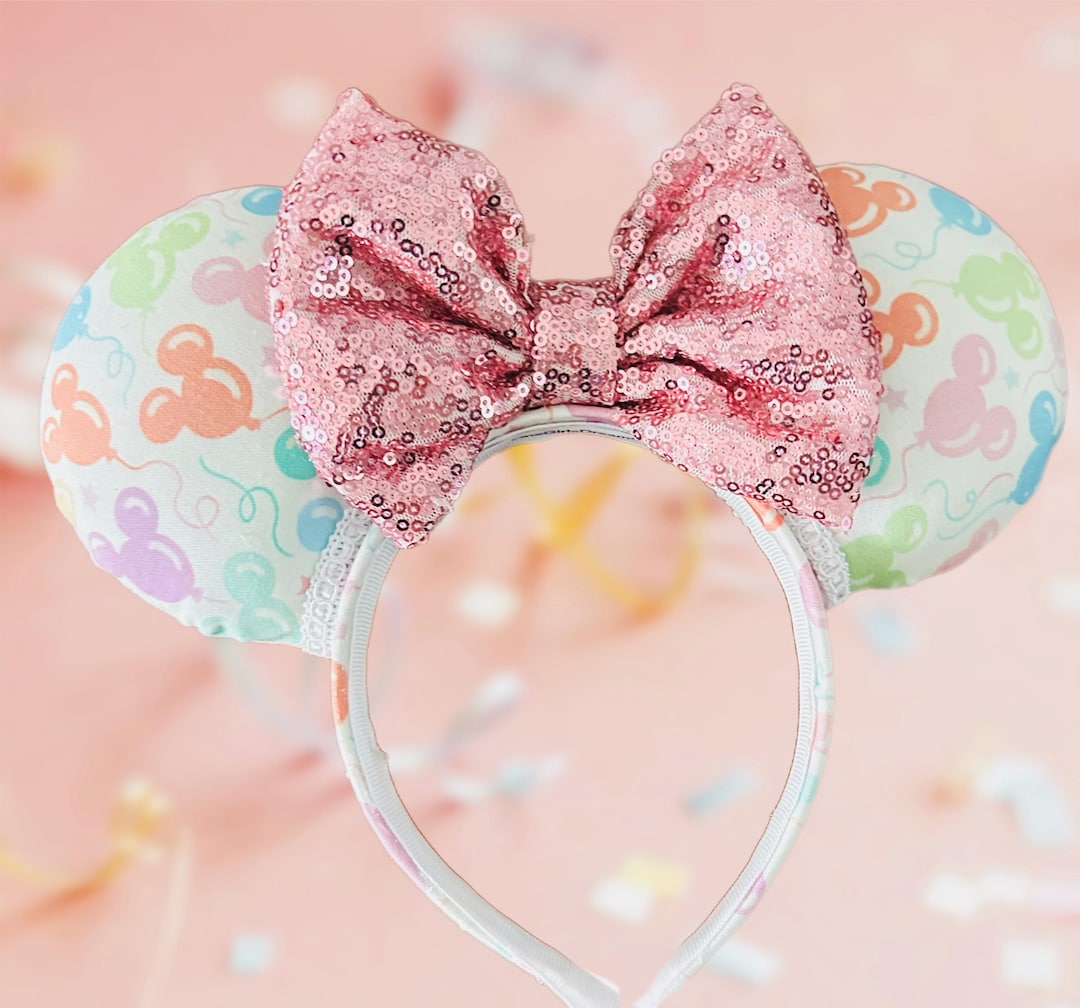 Let’s Celebrate Birthday Mouse Ears, Mouse Balloon Ears, Mickey ...