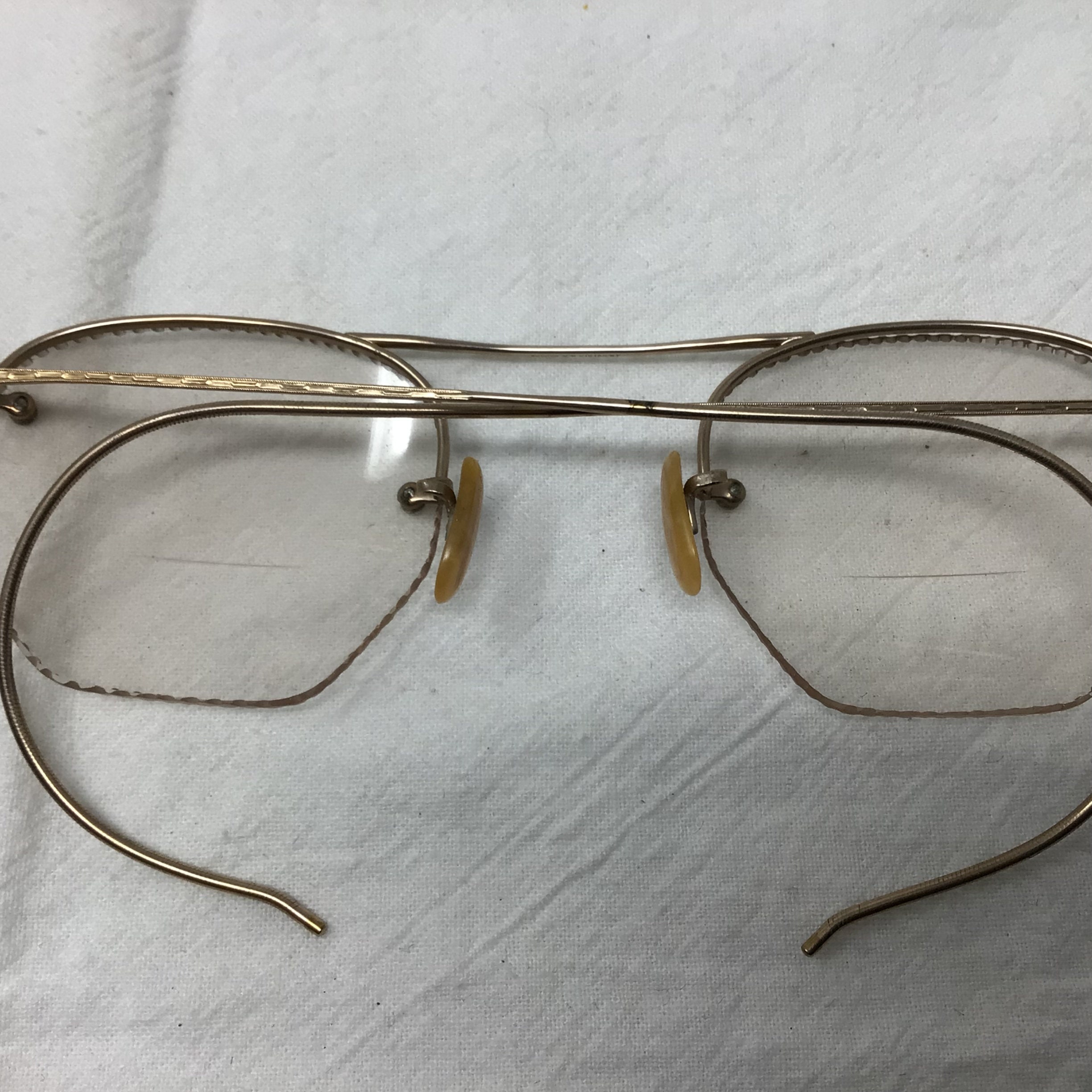 Vintage Wire Rim Glasses With Case F3 - Etsy