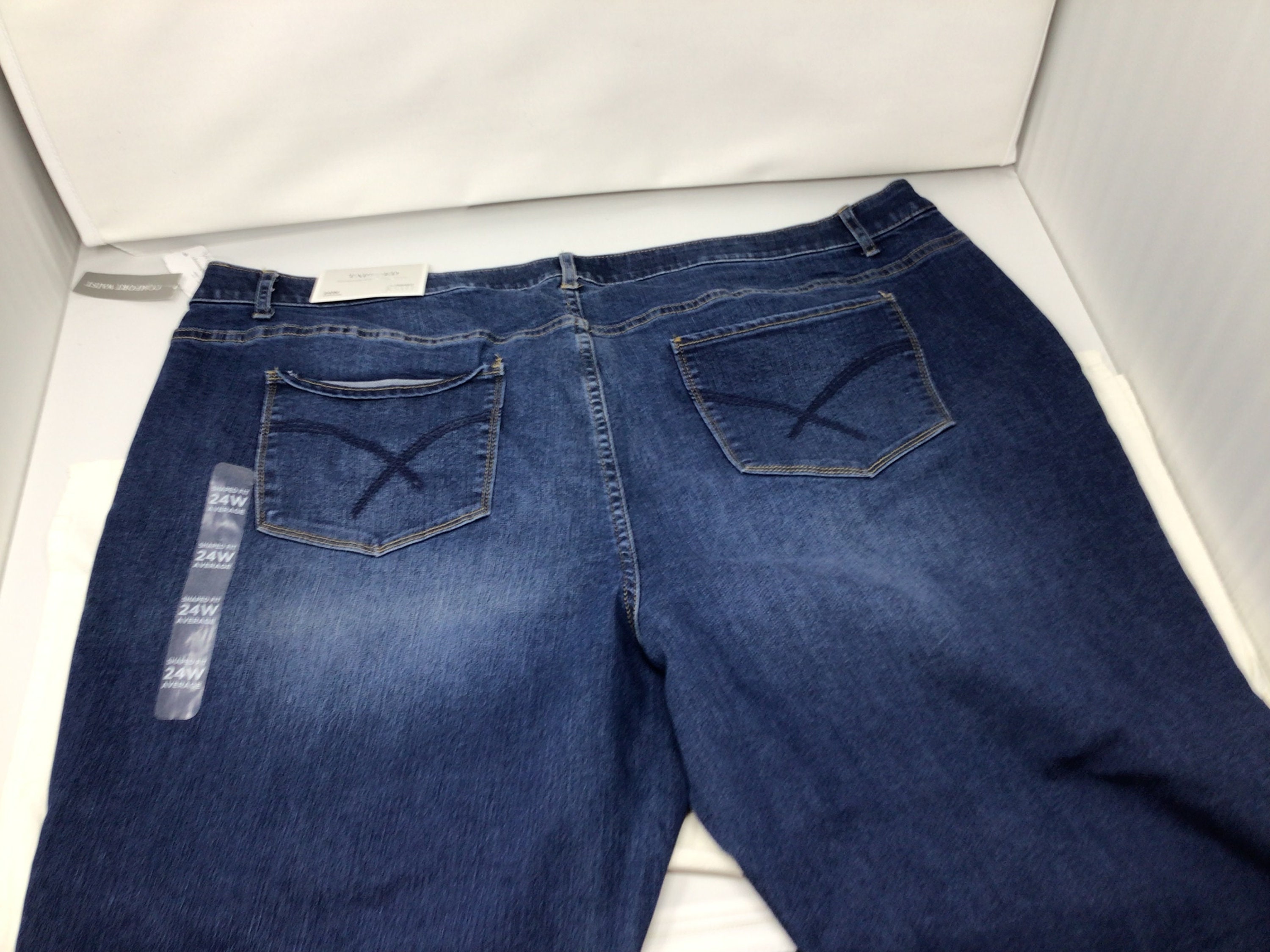 Christopher & Banks Tapered Shape Fit Mid Rise 24W Jeans (I2) - Etsy
