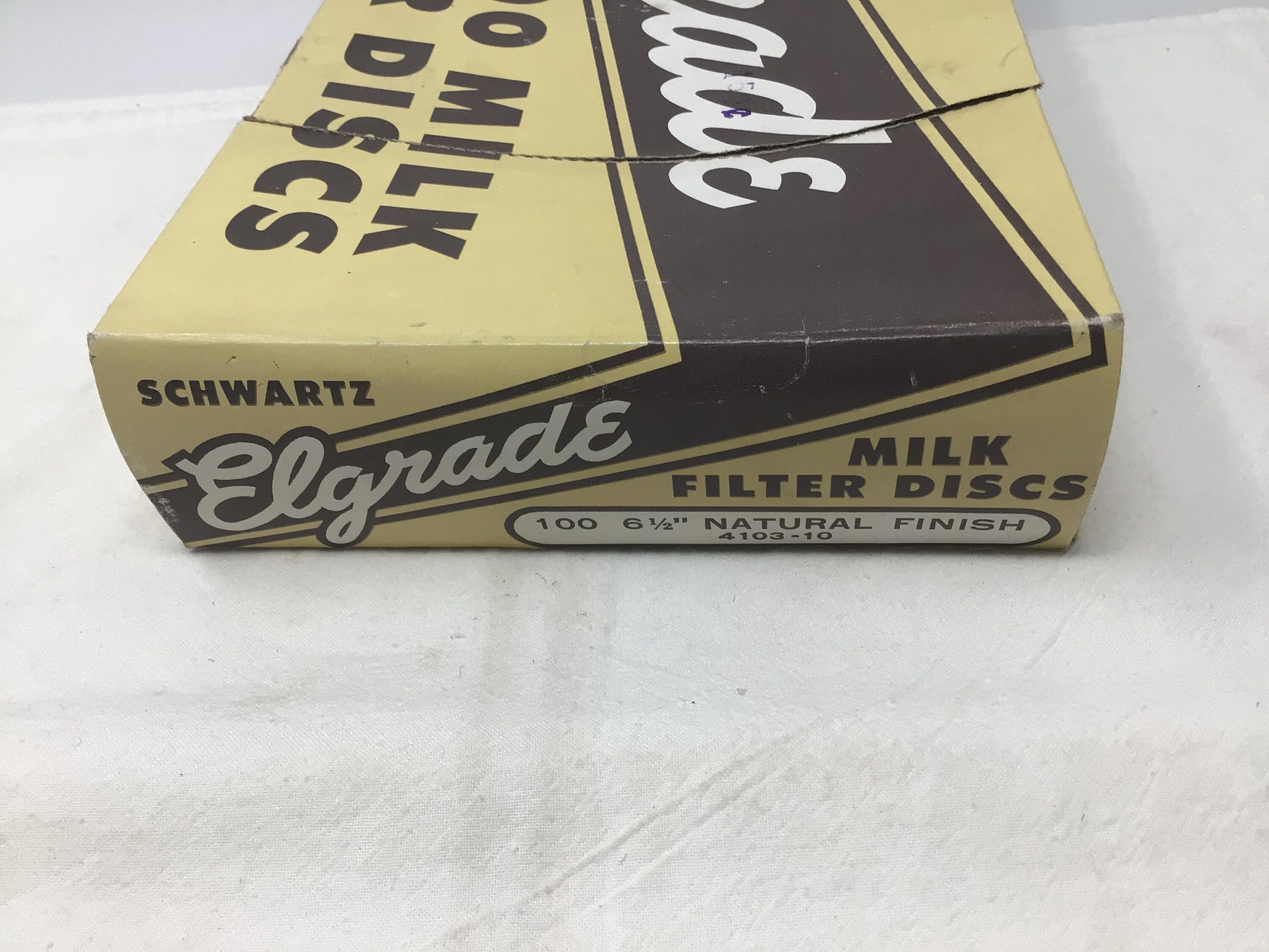 Vintage Schwartz Elgrade Milk Filter Discs Cardboard Box (H1) - Etsy