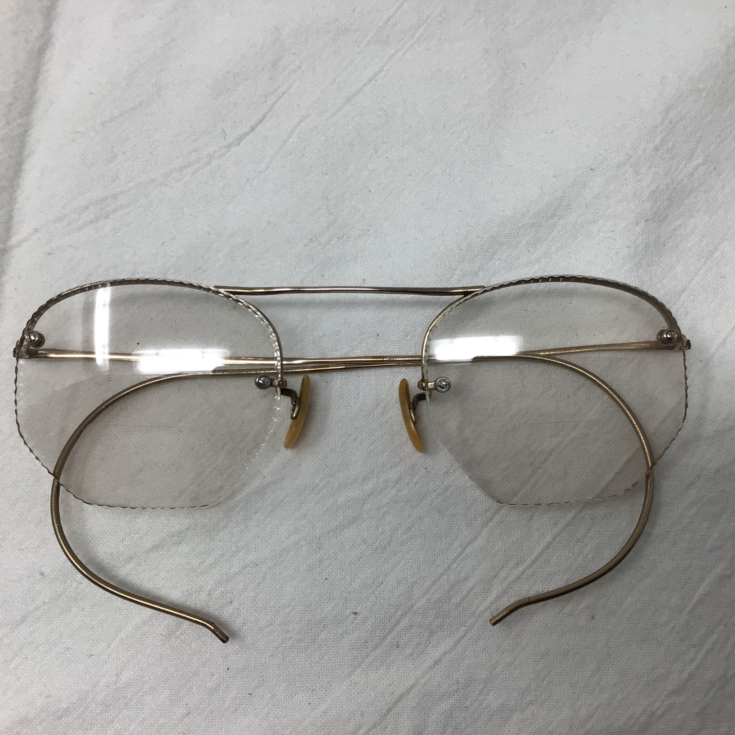 Vintage Wire Rim Glasses With Case F3 - Etsy