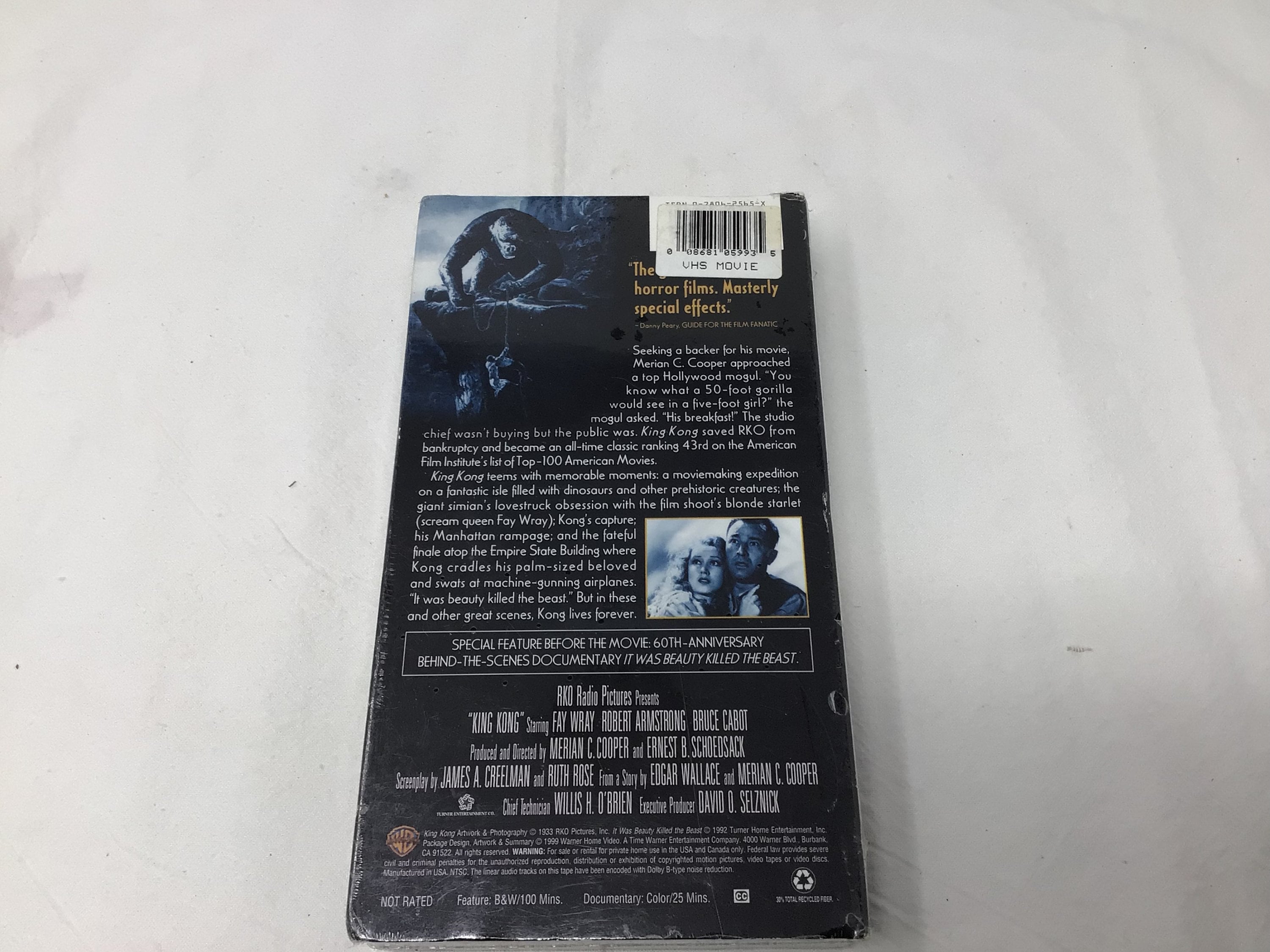 Warner Bros Classics King Kong VHS New (B4) - Etsy
