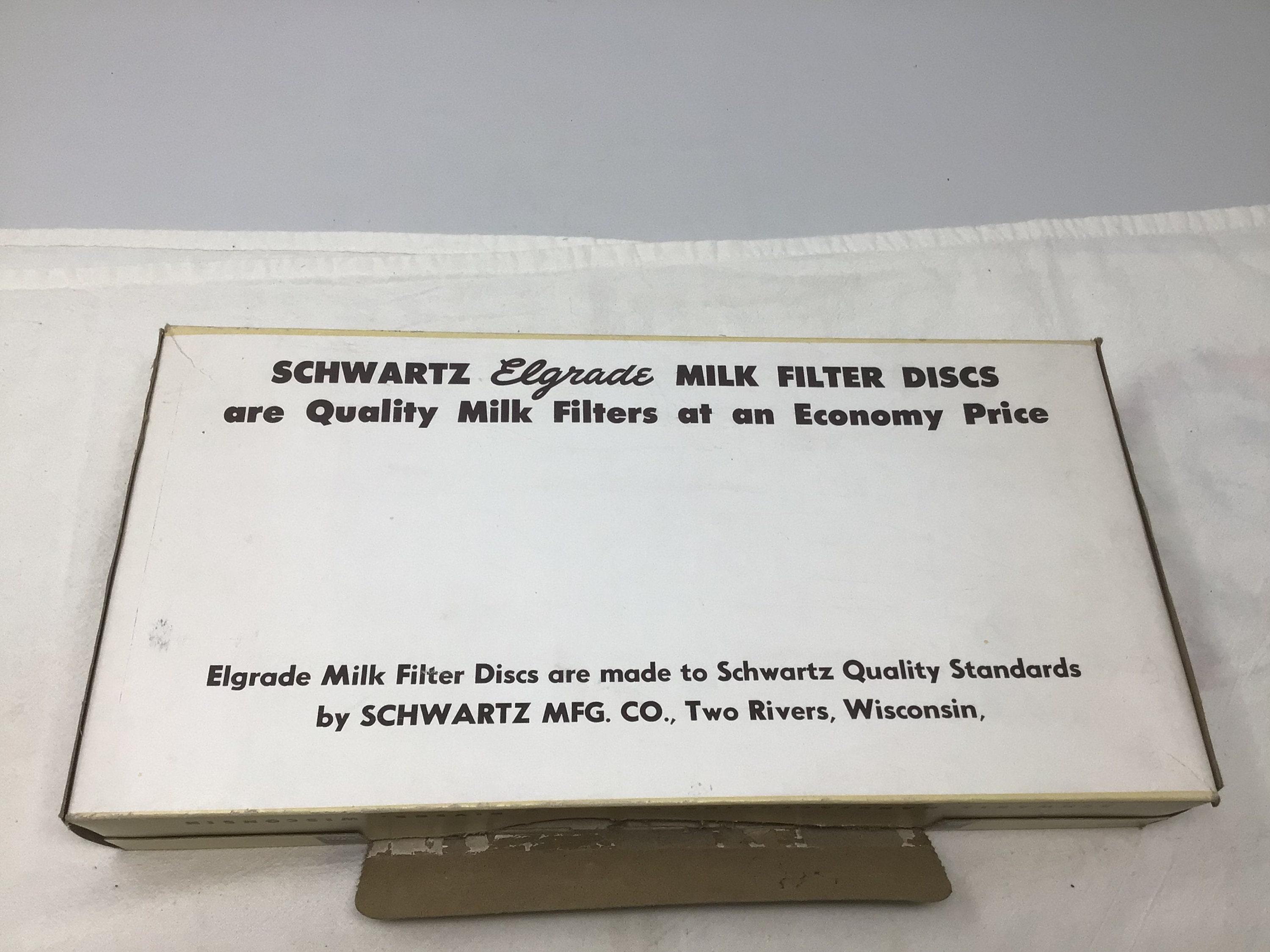 Vintage Schwartz Elgrade Milk Filter Discs Cardboard Box (H1) - Etsy