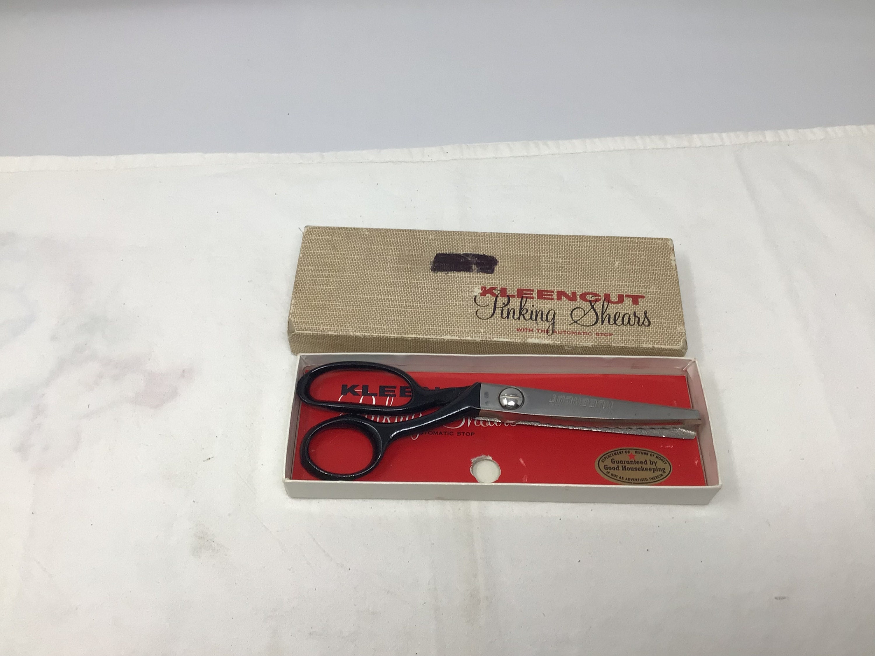 Kleencut Pinking Shears Metal Scissor Black Handle C4 - Etsy