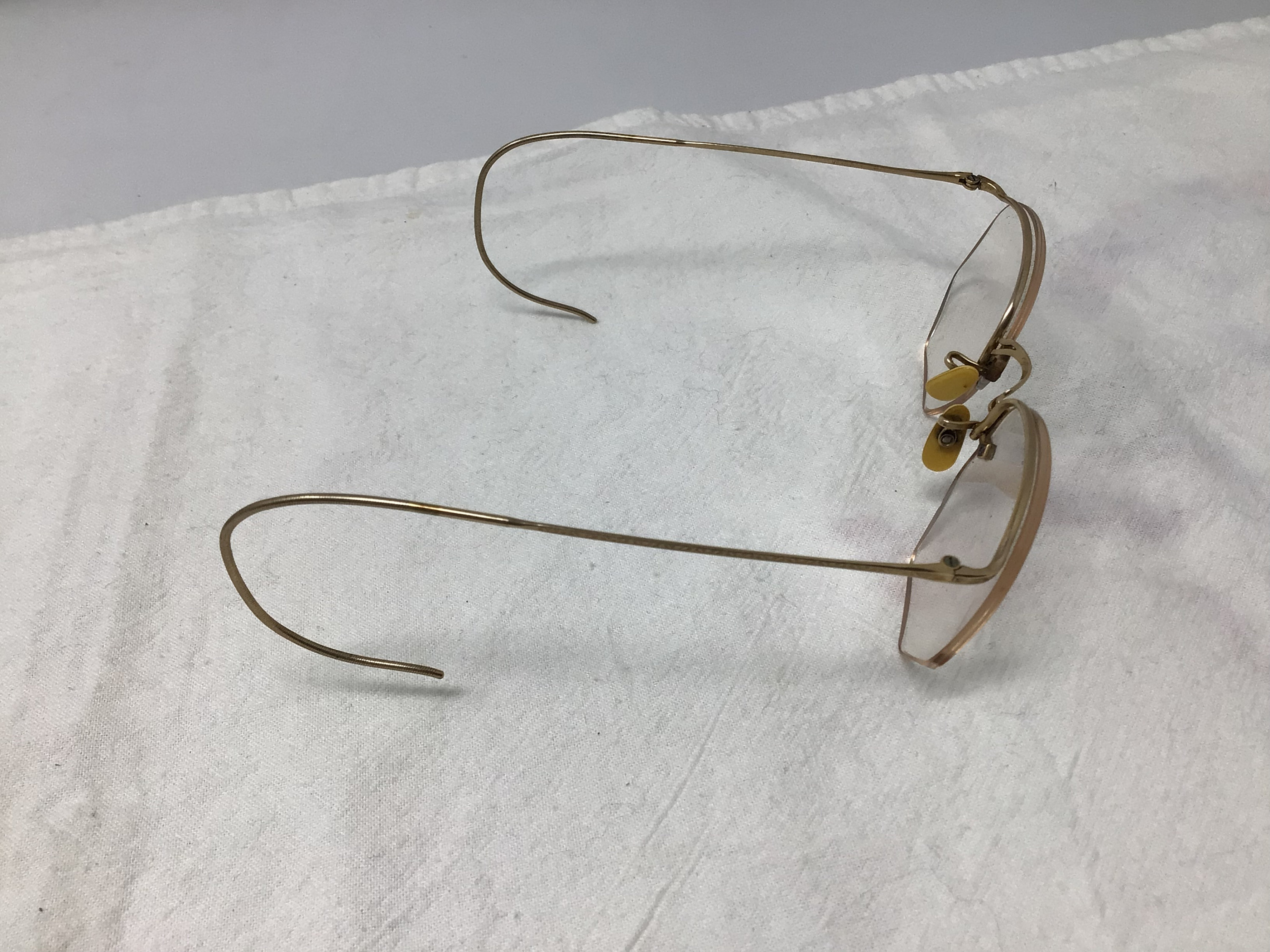 Vintage Wire Rim Glasses With Case (B2) - Etsy