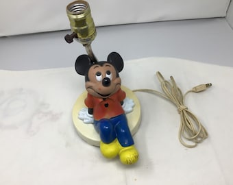 Mickey Mouse Desk Lamp - Etsy