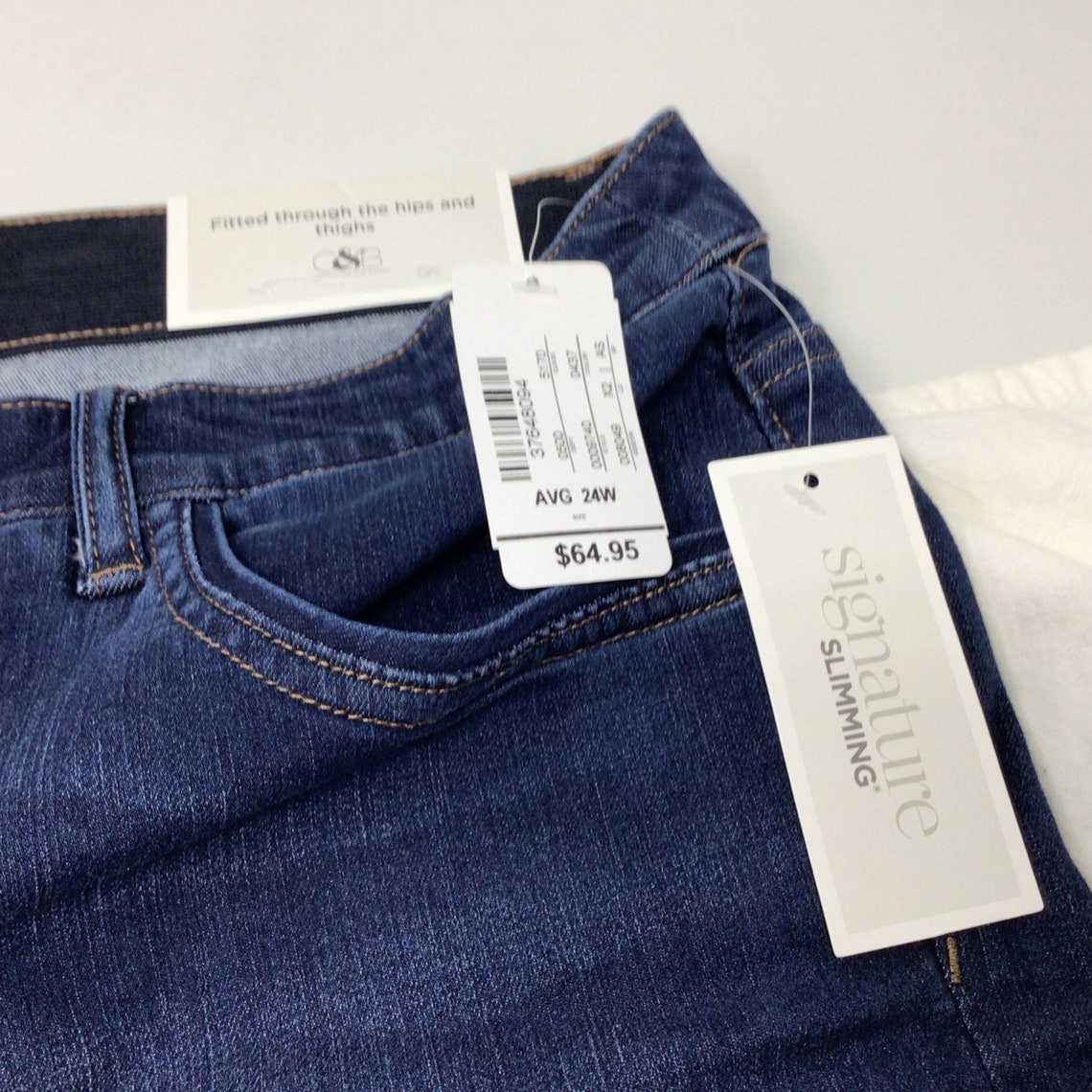 Christopher & Banks Signature Slimming New 24W Average Jeans (I1) - Etsy
