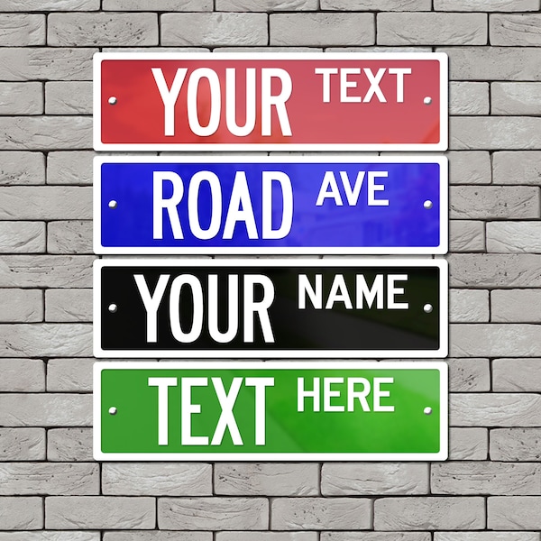 Custom Made Street Signs - Etsy