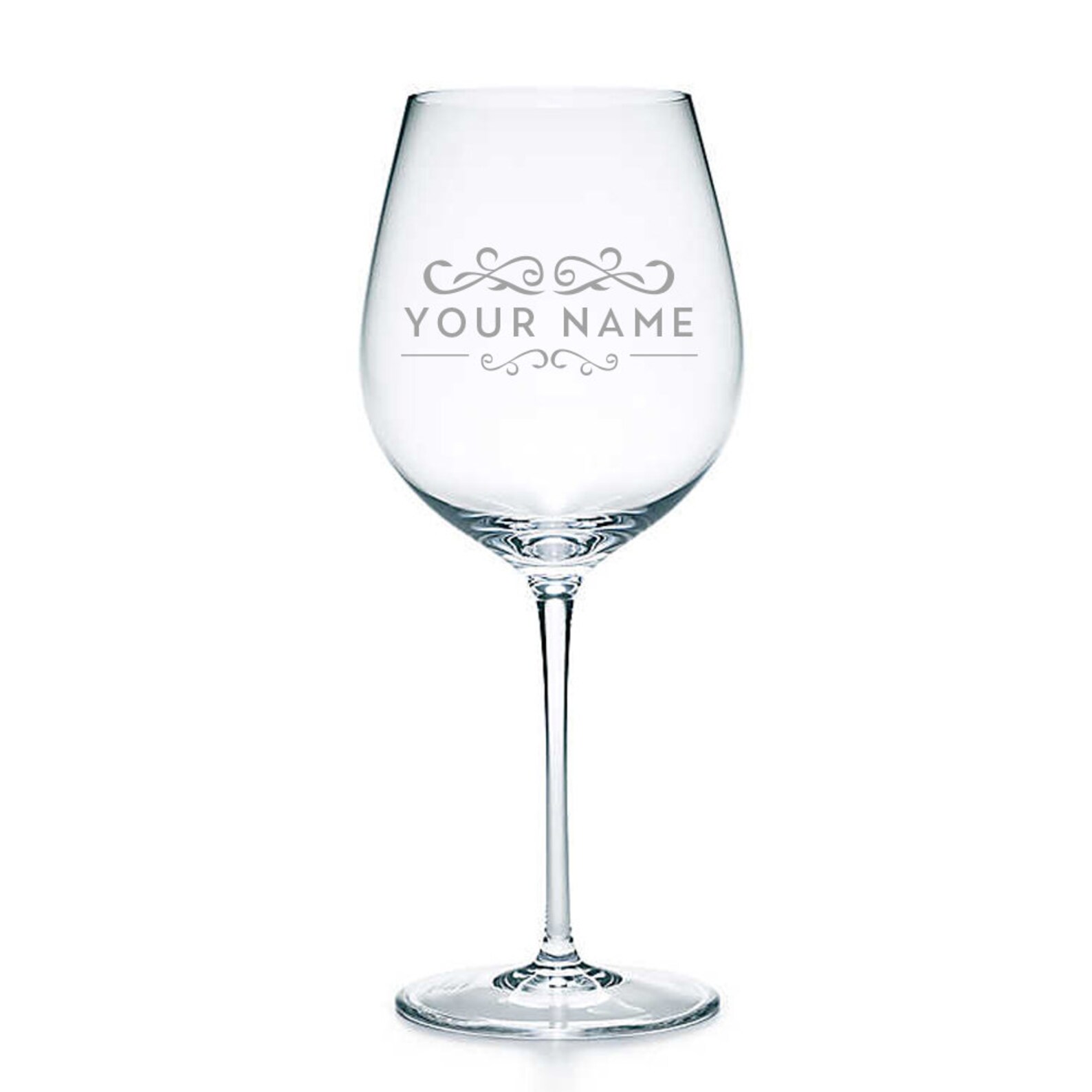 Personalised Wine Glass Laser Engraved Your Own Message - Etsy UK